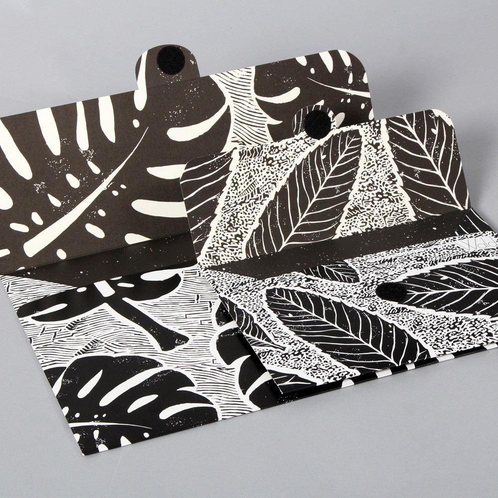 Botanical file folder set | monochrome - Chalk & Moss