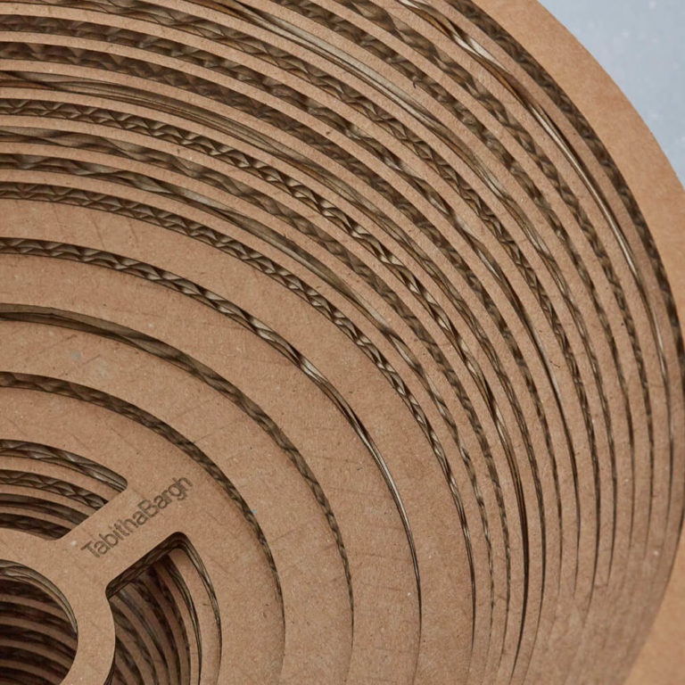 CartOn C7 natural lamp shade - cardboard pendant - Chalk & Moss