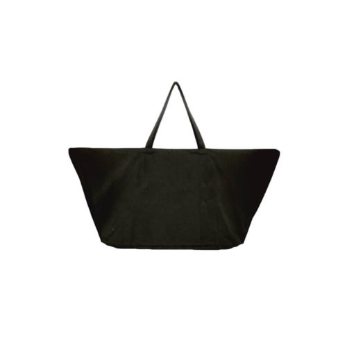 Overnight bag Big long bag III - organic cotton (black or clay)