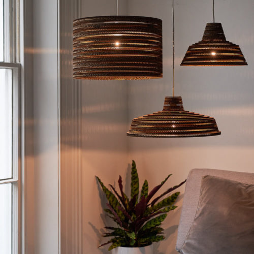 CartOn C1 cardboard eco lighting | cylinder pendant / floor / table ...