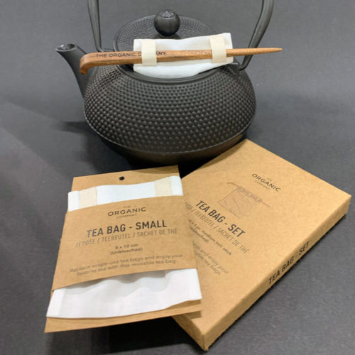 Reusable tea bags | organic cotton - Chalk & Moss