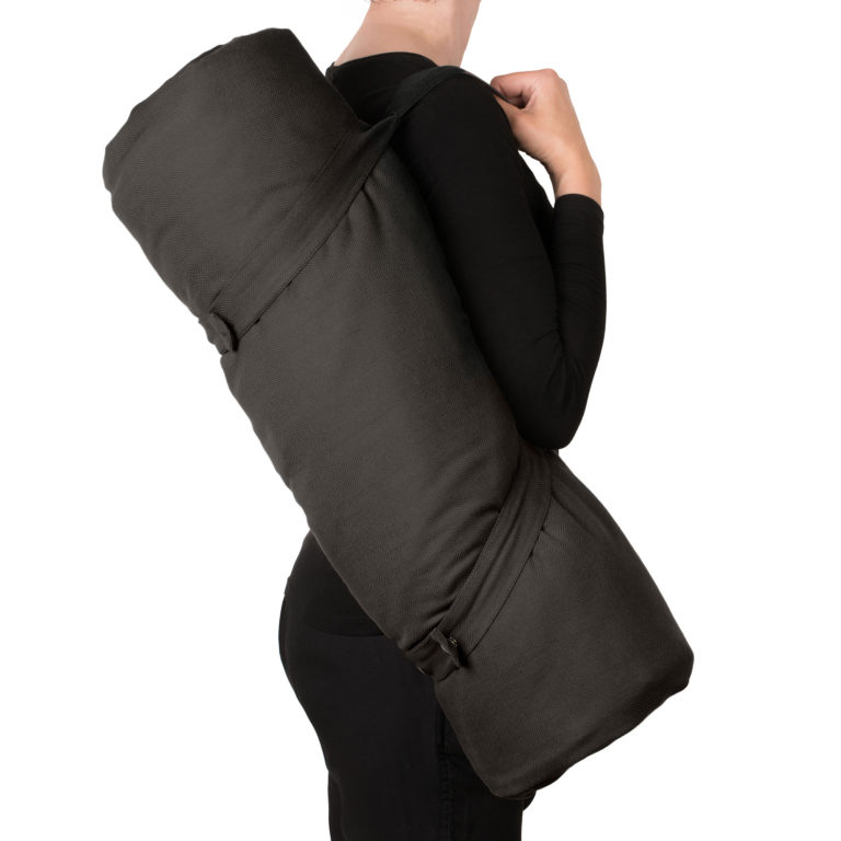 Meditation Mat / Padded Yoga Mat - Organic - Chalk & Moss