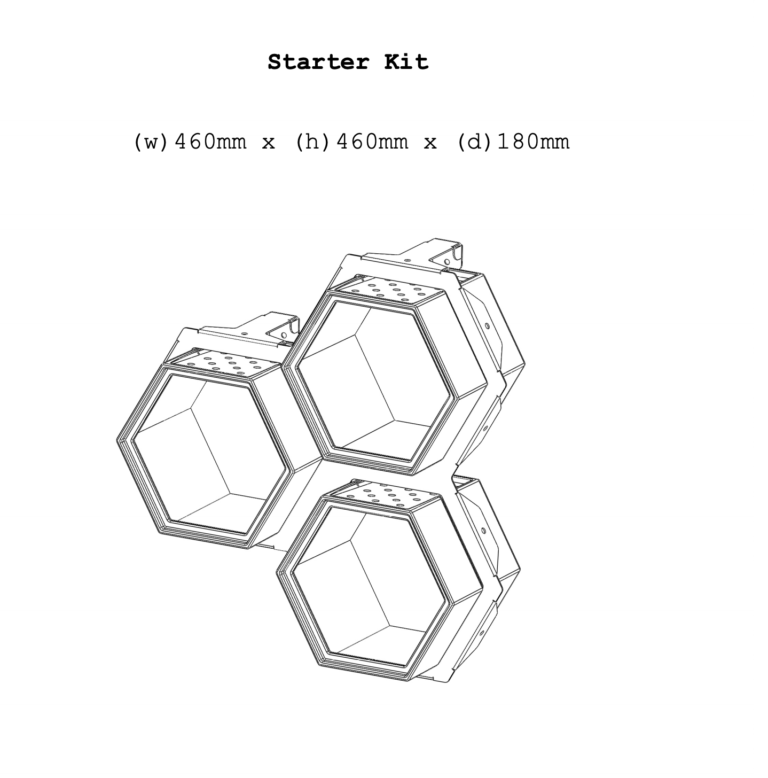 Indoor living wall kit | Extra large kit (24 planters 12 frames ...