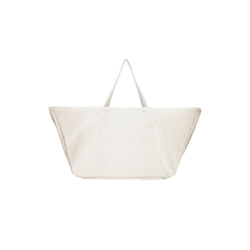 Overnight bag Big long bag III - organic cotton (black or clay)